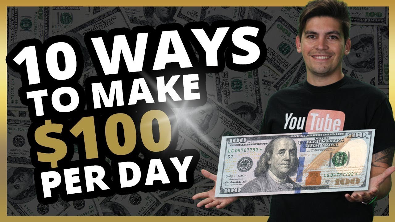 10 Ways How To Make 100 A Day Online From Home PROOF YouTube