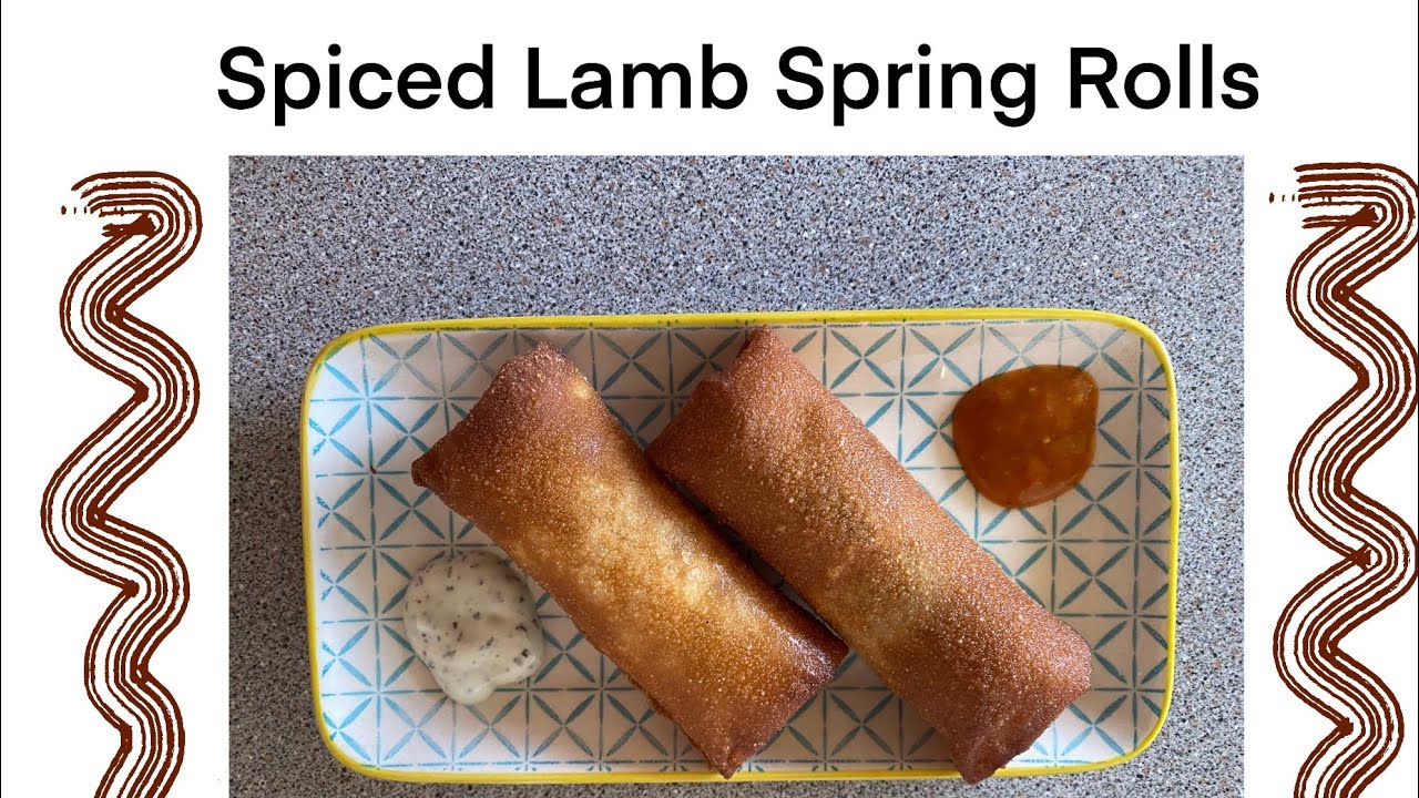 Spiced Lamb Spring Rolls #spicey #lamb #springrolls - YouTube