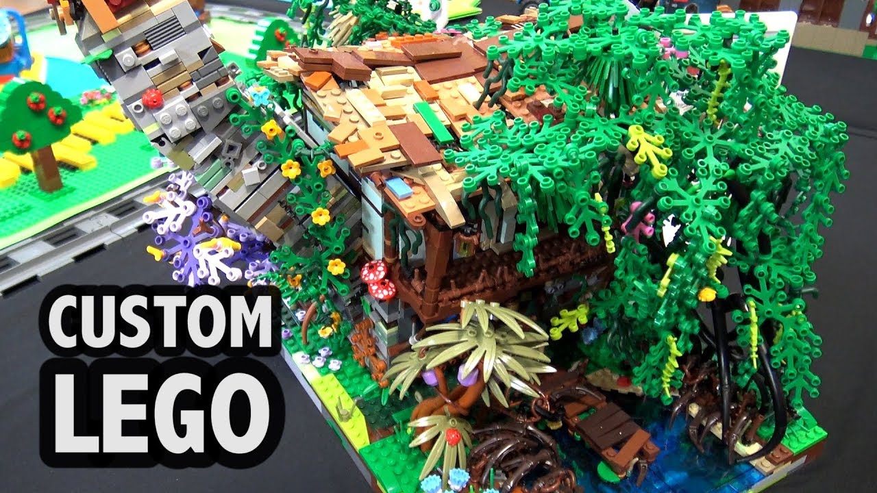 LEGO Bayou Wizard Swamp House | Brickvention 2019 - YouTube