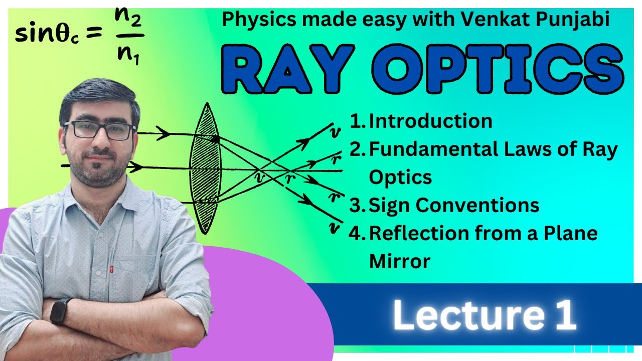 11 | JEE/NEET | Physics | Ray Optics | Lecture 1 | Sign Conventions ...