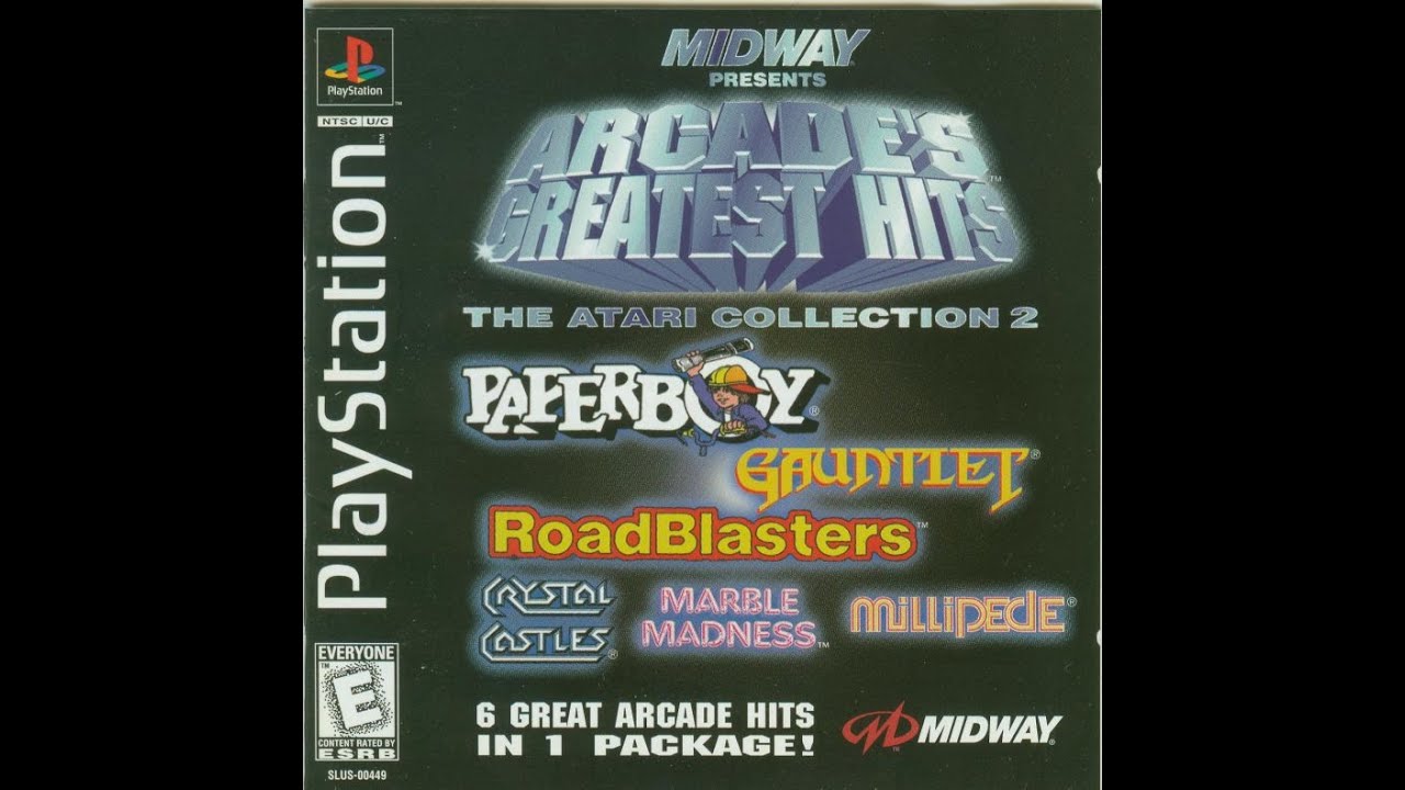 Midway Presents Arcade's Greatest Hits: The Atari Collection 2 (PS1 ...