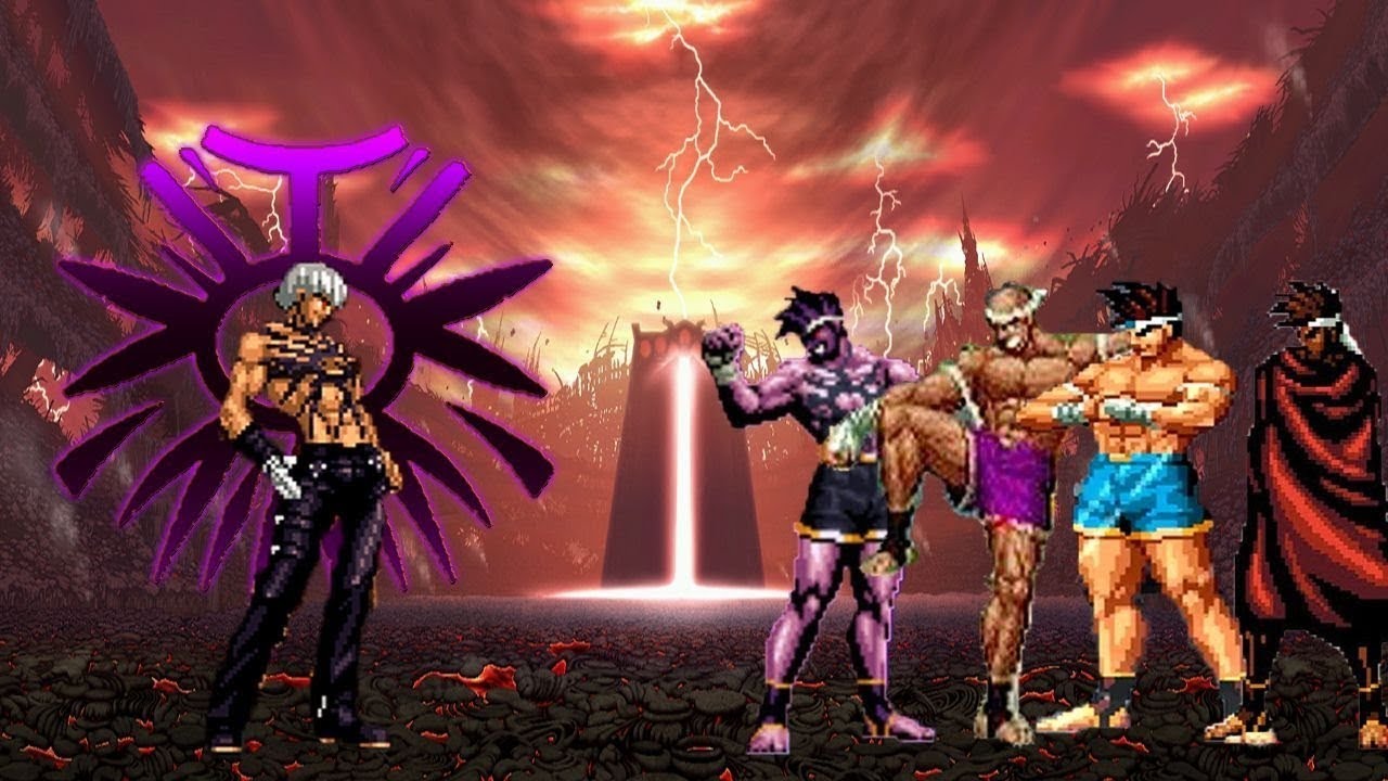 Mugen KOF CX Orochi K' Vs Joe Higashi Team - YouTube