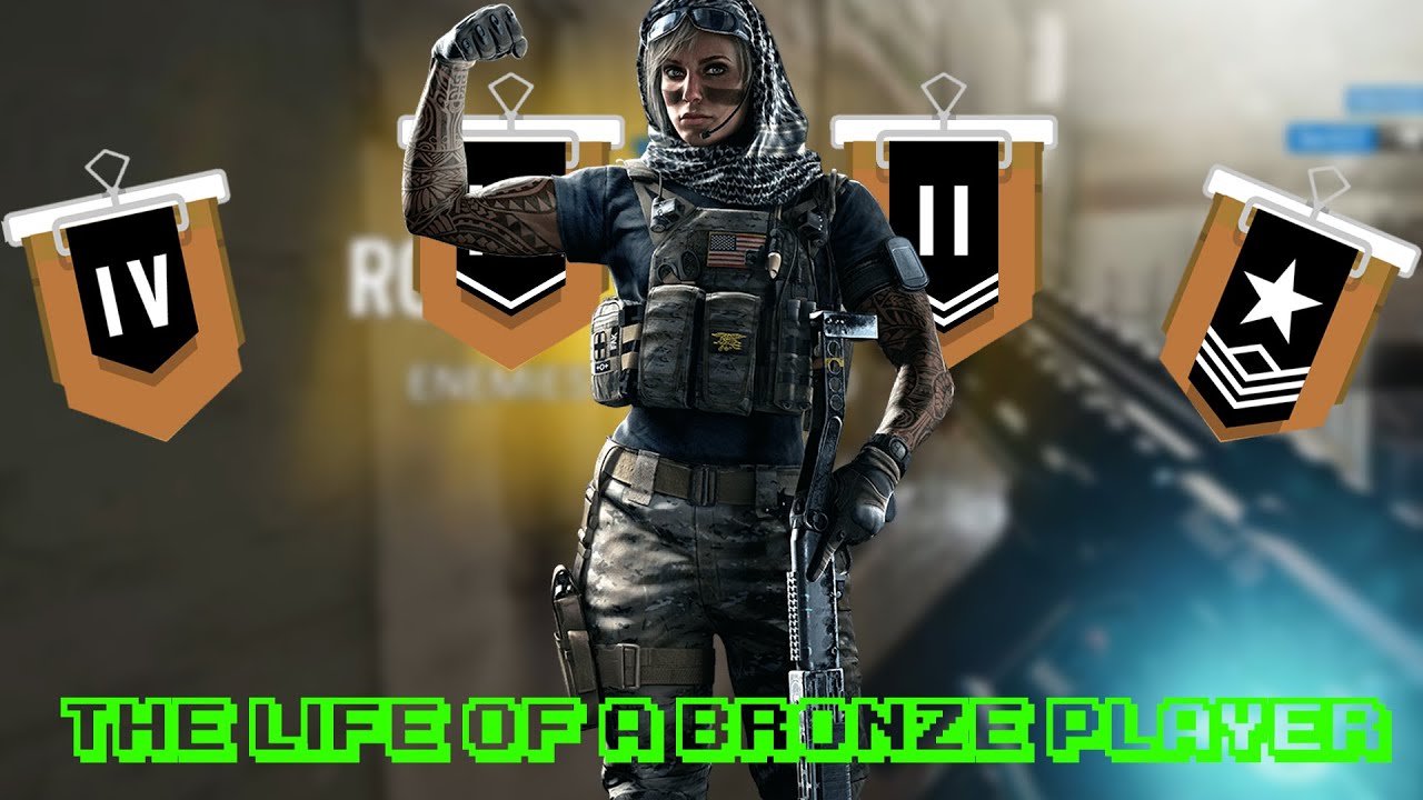 The life of a bronze player in Rainbow 6 siege - YouTube