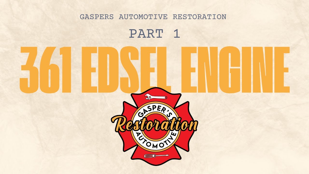 ASSEMBLING 361 EDSEL ENGINE PART 1 - YouTube