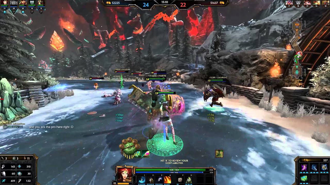 Smite Gameplay - Nu Wa Assault - YouTube