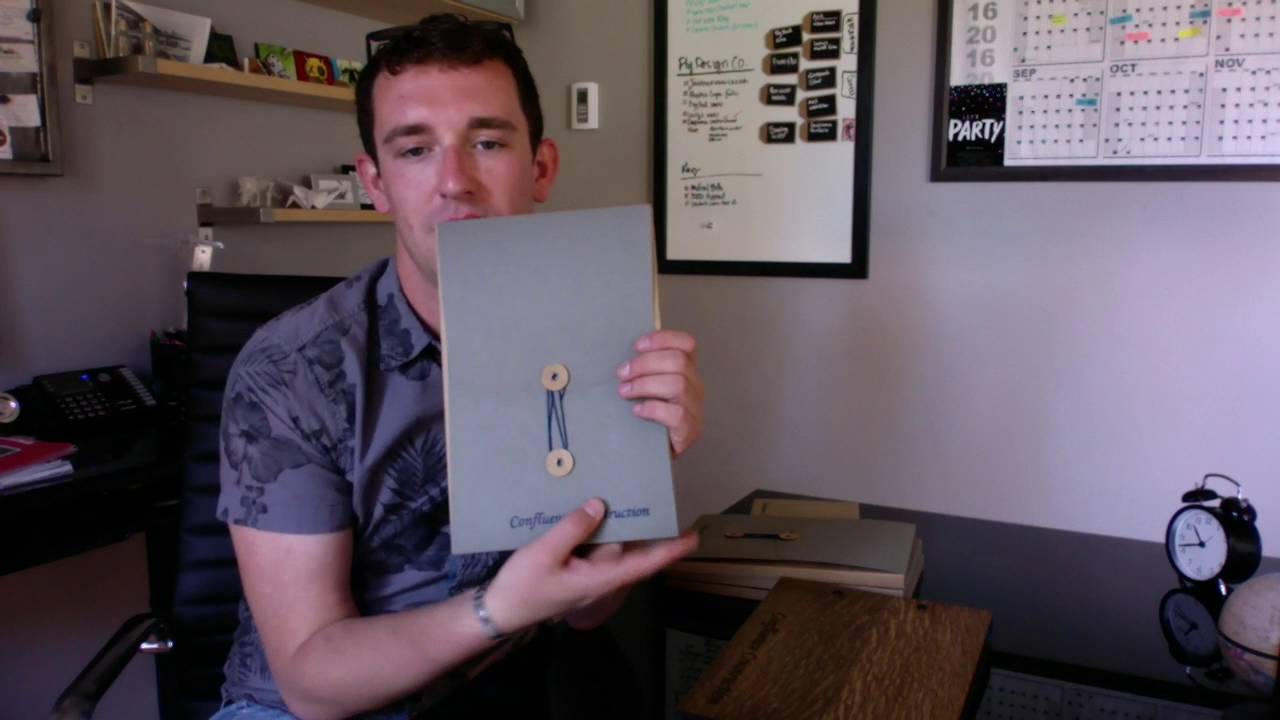 Custom Wood Portfolio by Fly Design Company - YouTube