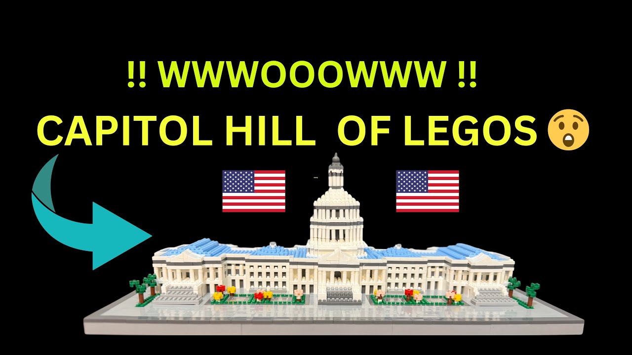 CAPITOL HILL !! LEGOS CAPITOL HILL!! LETS MAKE IT....@LEGOS CRAFTS ...