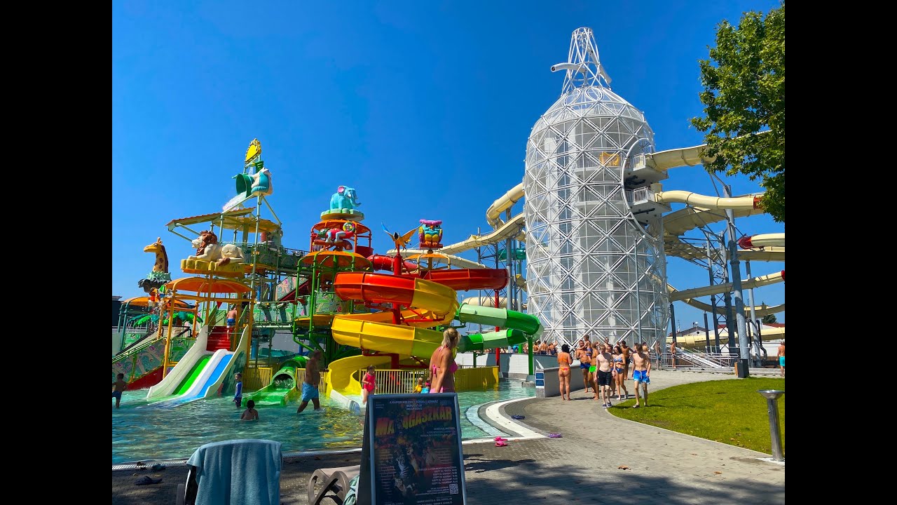Waterpark & Thermal Bath in Győr, Hungary (Vízi Élménypark és ...