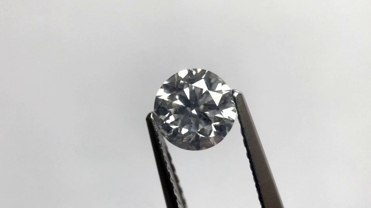 0.94ct 5.99x5.95x4.06mm I, F Round Brilliant DDL4241 - YouTube