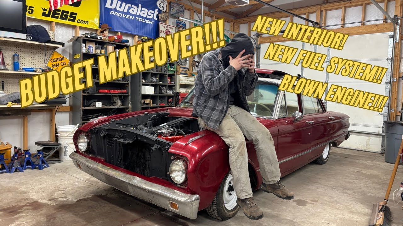 NASTY!! 1962 Ford Falcon Gets a HUGE MAKEOVER! BAD ENGINE!! Interior ...