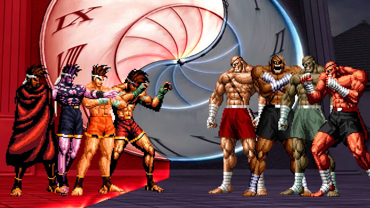 [KOF Mugen] Joe Higashi Team vs Sagat Team - YouTube