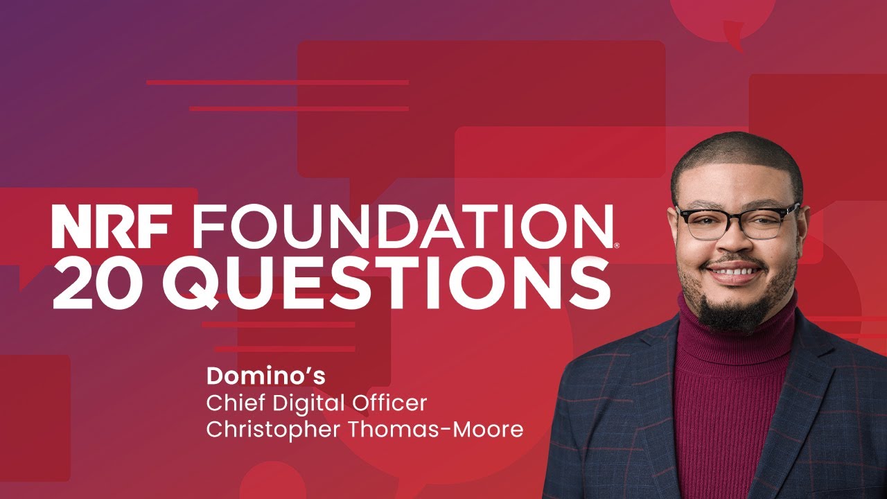 NRF Foundation 20 Questions Domino's Christopher Thomas-Moore - YouTube