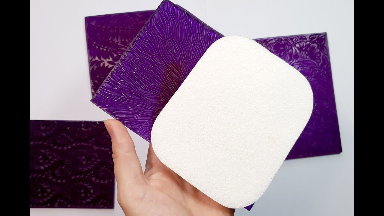 How to use: Large Sponge for making good print from silicone textures ...