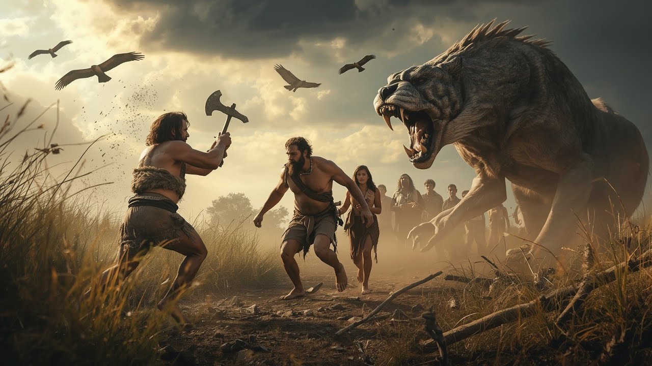 Life 3.6 Million Years Ago | How Prehistoric Humans Fight to Survive ...