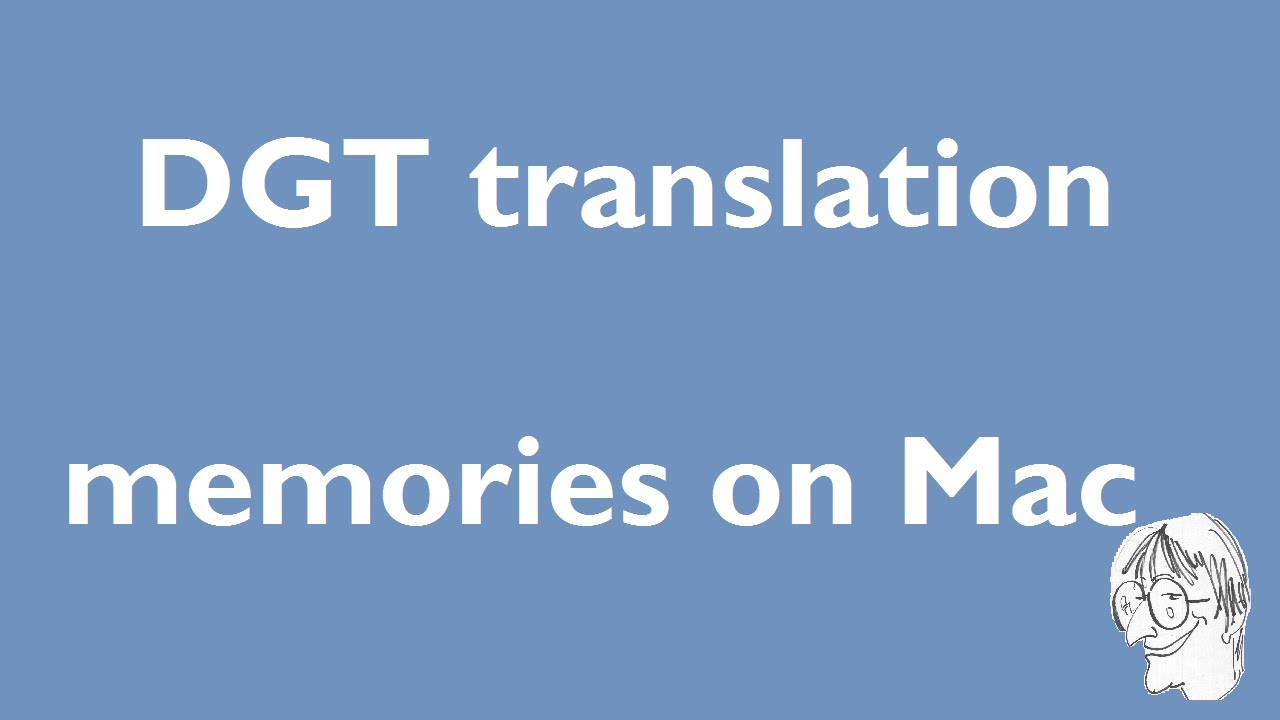 How to create a DGT TMX on a Mac - YouTube