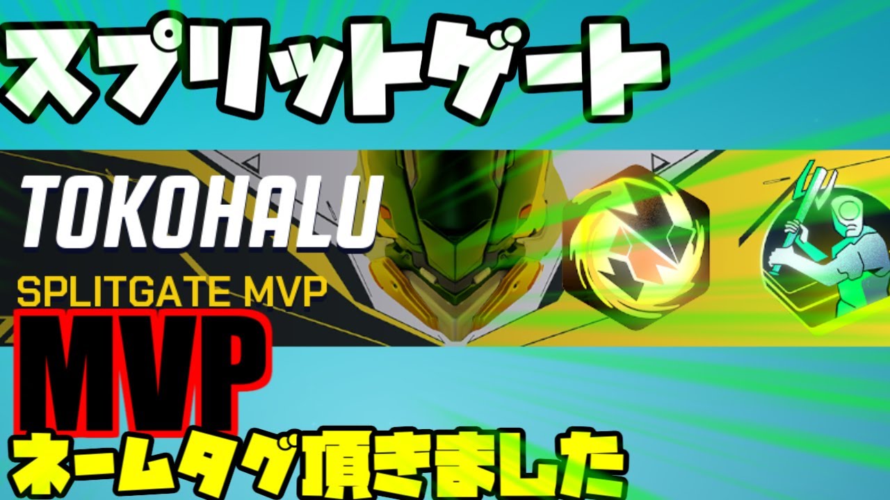 新人Vtuber】スプリットゲート｜MVPネームタグ頂きました！#SplitgateMVP - YouTube