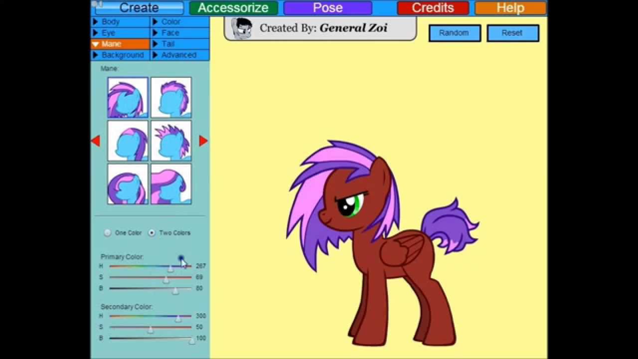 Making Glaze/Woodentoaster on Pony Creator - YouTube