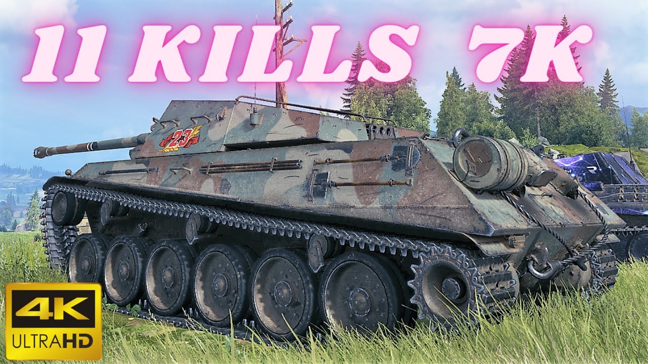 ShPTK-TVP 100 11 Kills 7K Damage World of Tanks Replays ,WOT tank games ...