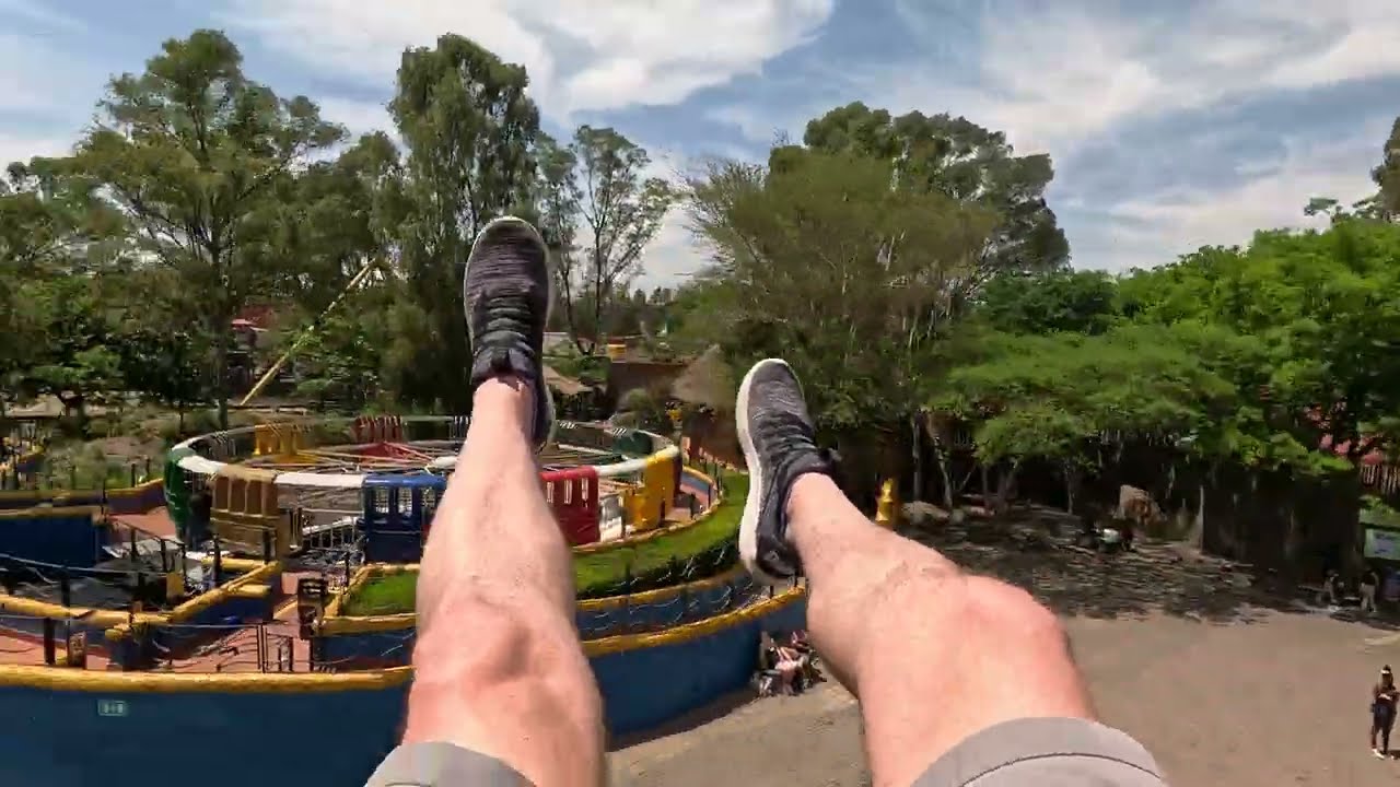 Wave Swing Ride POV | Gold Reef City Theme Park - YouTube