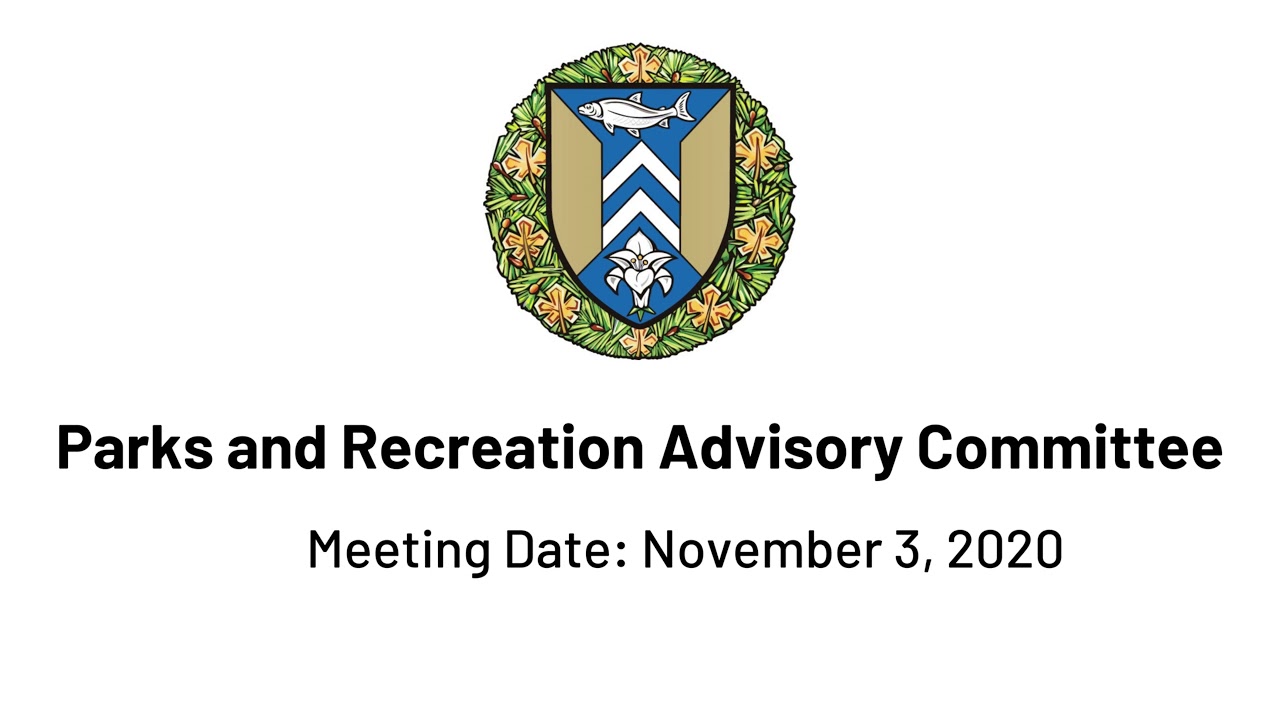 Parks and Recreation Committee Meeting (November 3, 2020) - YouTube