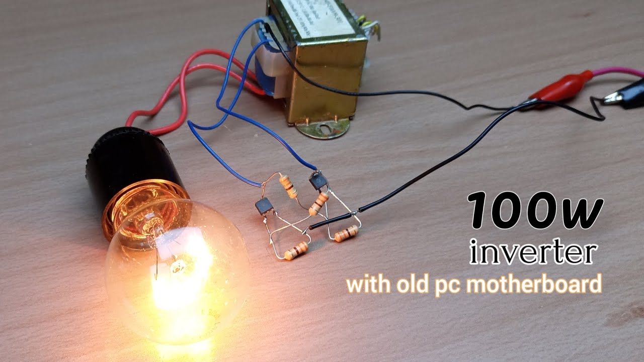 how to make 12v inverter - I tried making an inverter circuit using an ...