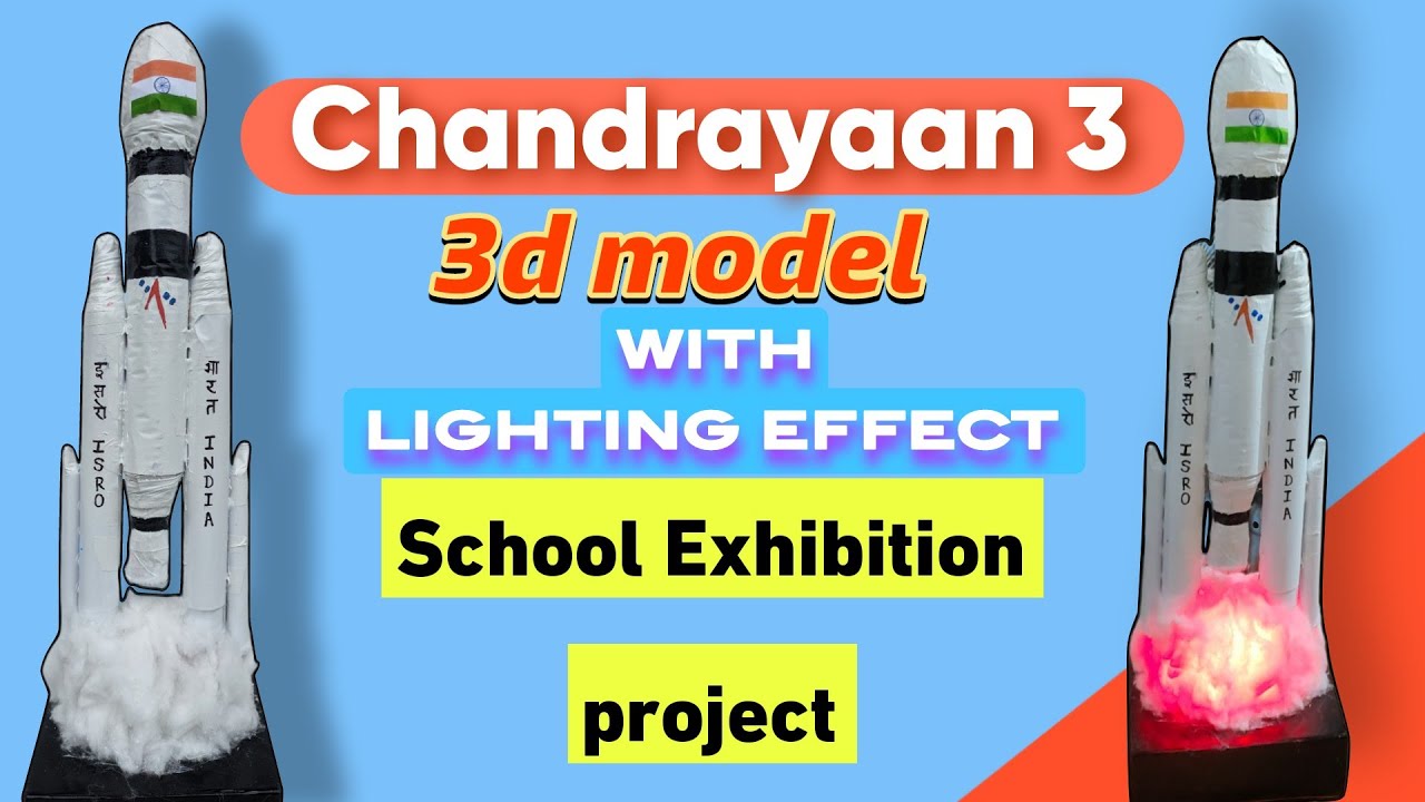 Desi Jugaad #30 How to make CHANDRAYAAN 3 model for school project #diy ...