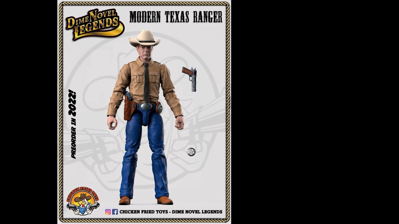 Dime Novel Legends Texas Ranger Action figure - YouTube