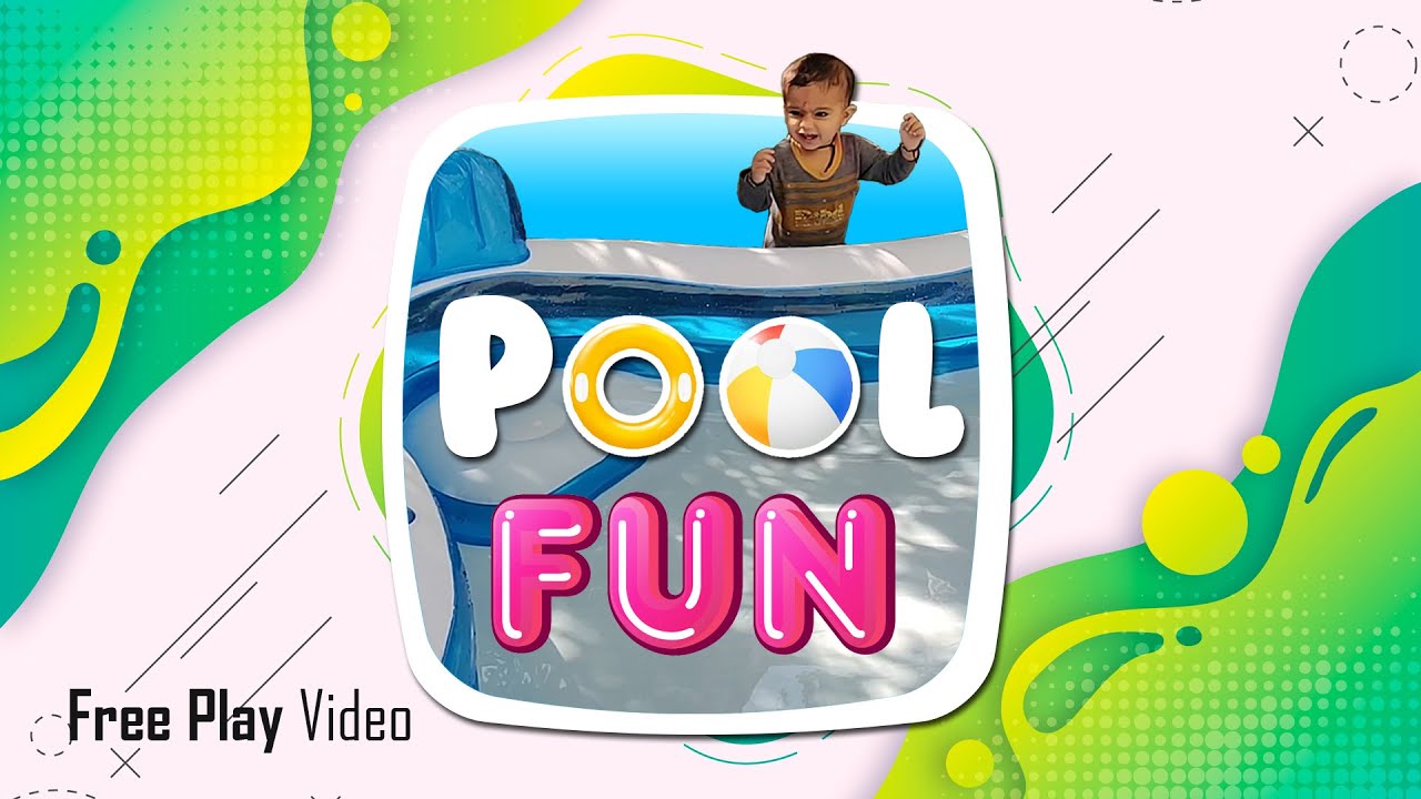 Kids | Free play | Swimming Pool | Holi 2020 - YouTube