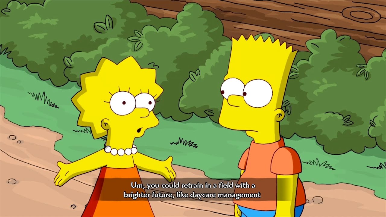 The Simpsons Game Xbox 360 Playthrough #4 - Lisa The Tree Hugger - YouTube