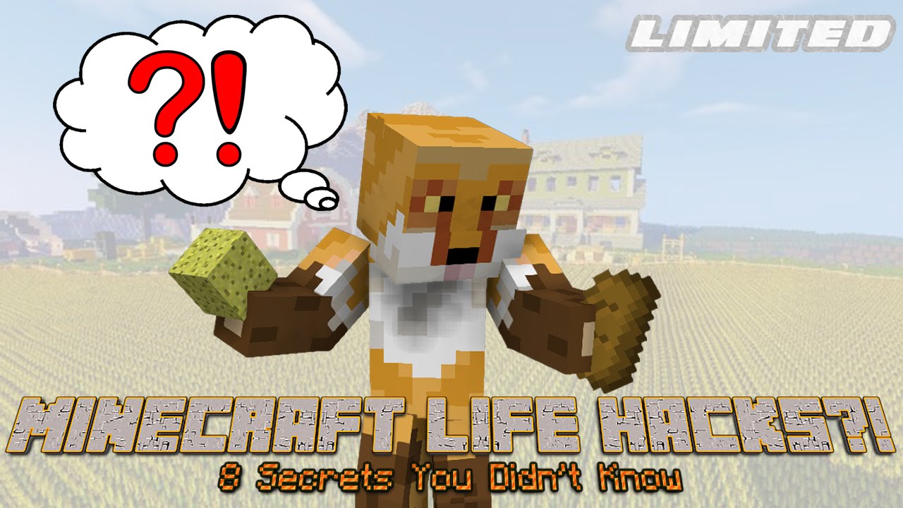 Secret Minecraft Life Hacks?! -|- Minecraft Limited {1} - YouTube