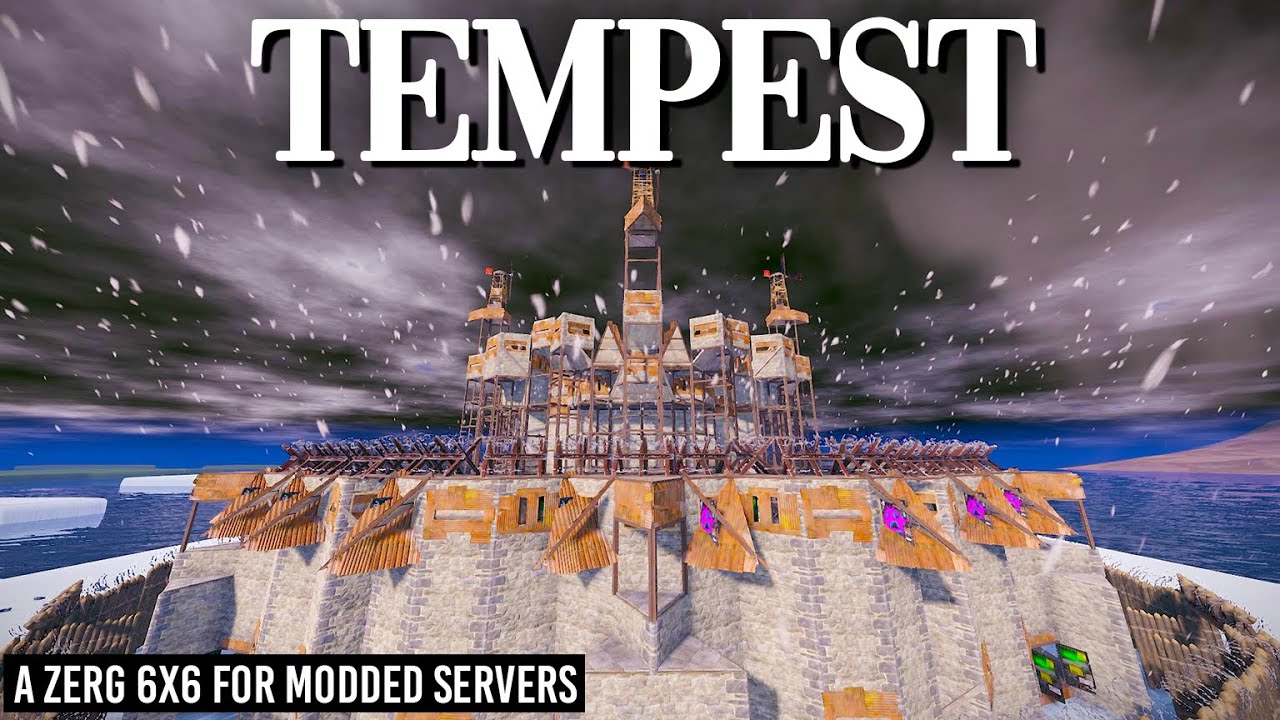 The TEMPEST - ZERG 6X6 | China Wall, Open Core, Widegap Shell - YouTube