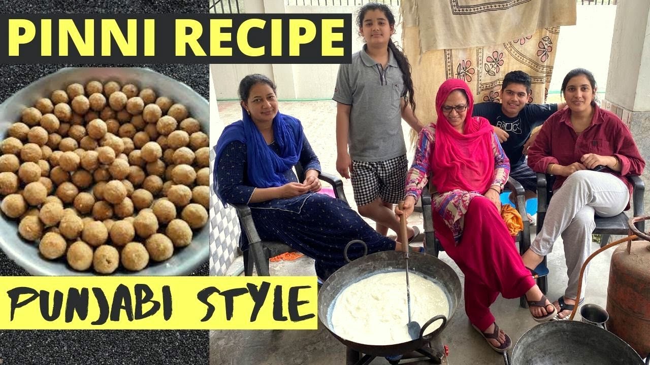 Pinni Recipe Punjabi Style | Atta Khoya Pinni Recipe | How to Make ...