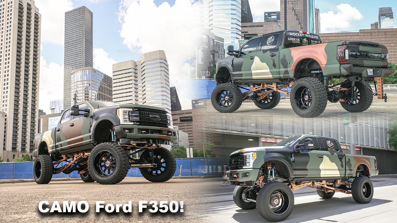 Camo Ford Trucks Lifted