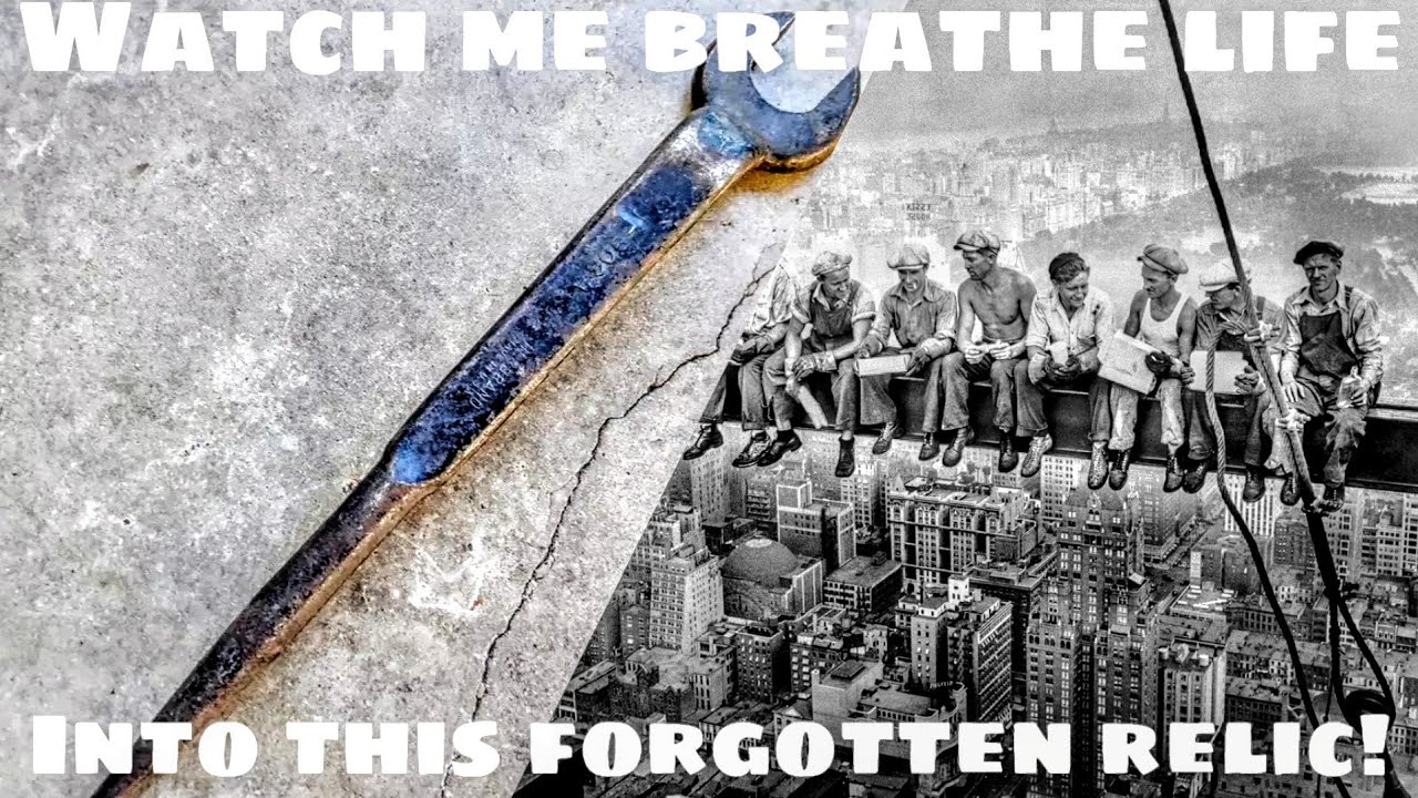1930s Ironworker's spud wrench: RESTORING HISTORY - YouTube