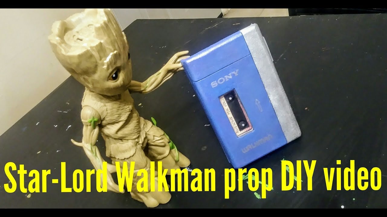 Star-Lord walkman prop/phone carrier DIY build video - YouTube