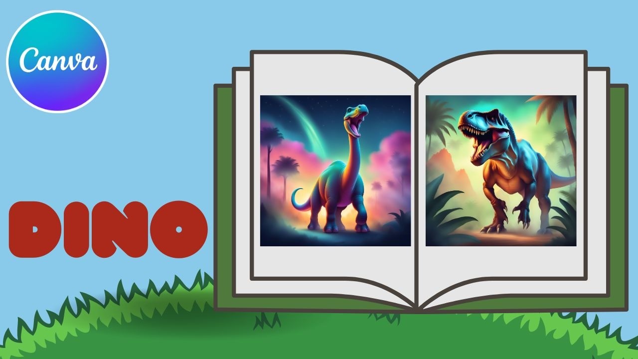 Creating Your Own Dinosaur in Canva | Fun and Easy Tutorial - YouTube