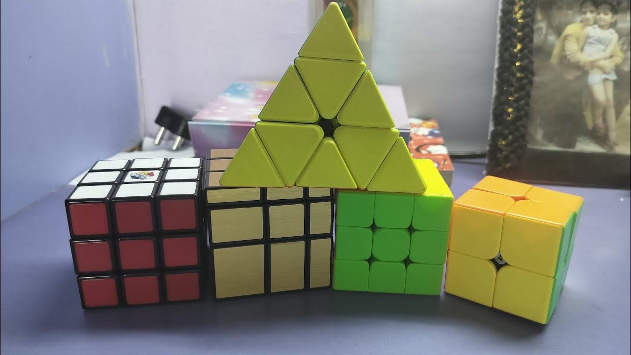 Solving different types of rubix cubes.#Rubix cube. # Vibe boarding ...