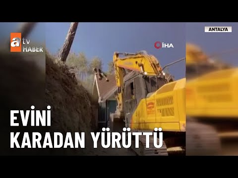 Evini tapusuz araziden rayla taşıdı - atv Ana Haber 8 Eylül 2025