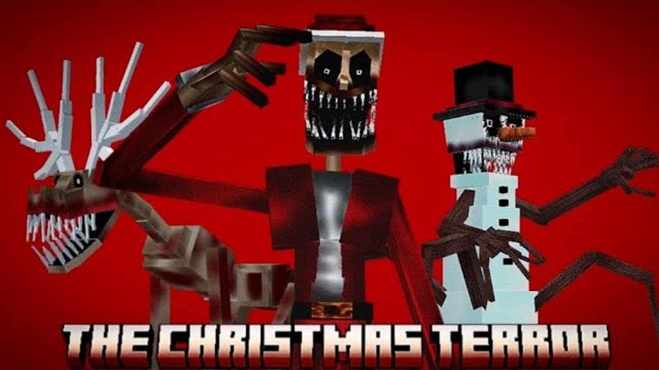 The Christmas Terror horror addon in Minecraft PE - YouTube