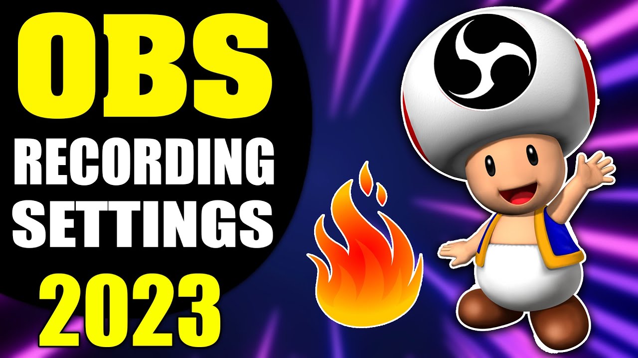 Optimize Your OBS Recording Settings for the Best Quality in 2023 - YouTube