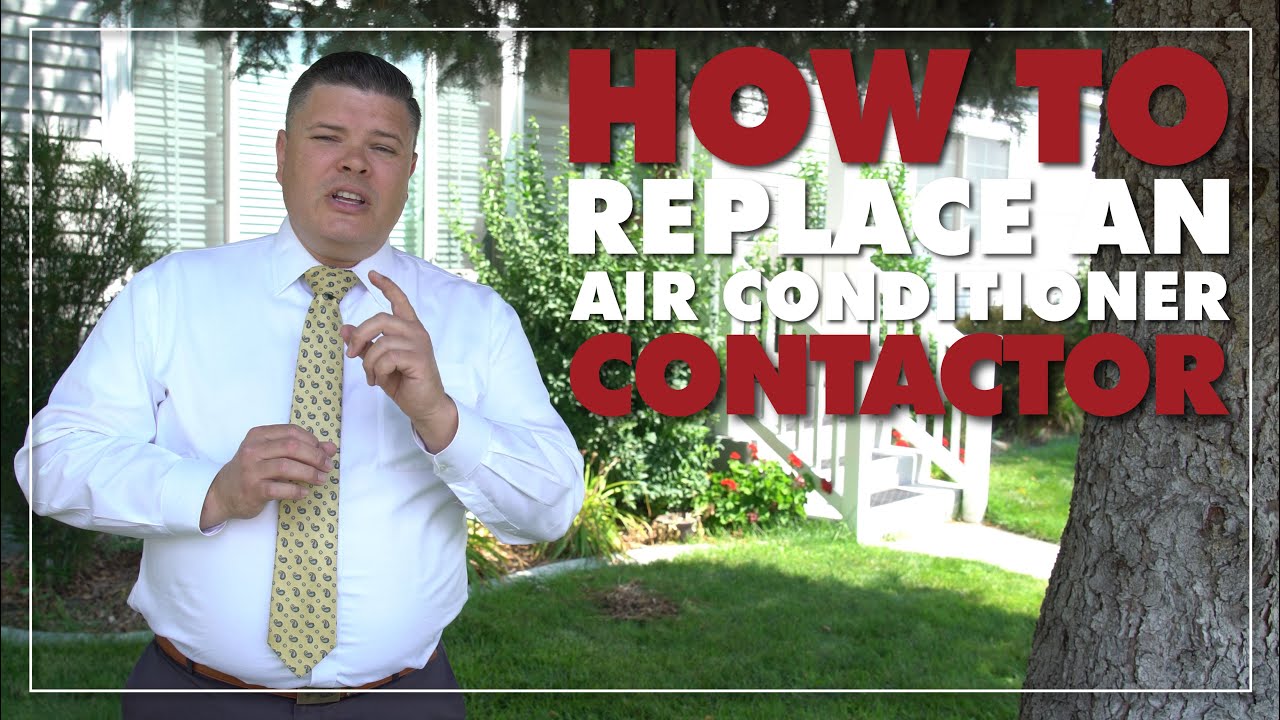 AC Repair - How to Replace an Air Conditioner Contactor - YouTube