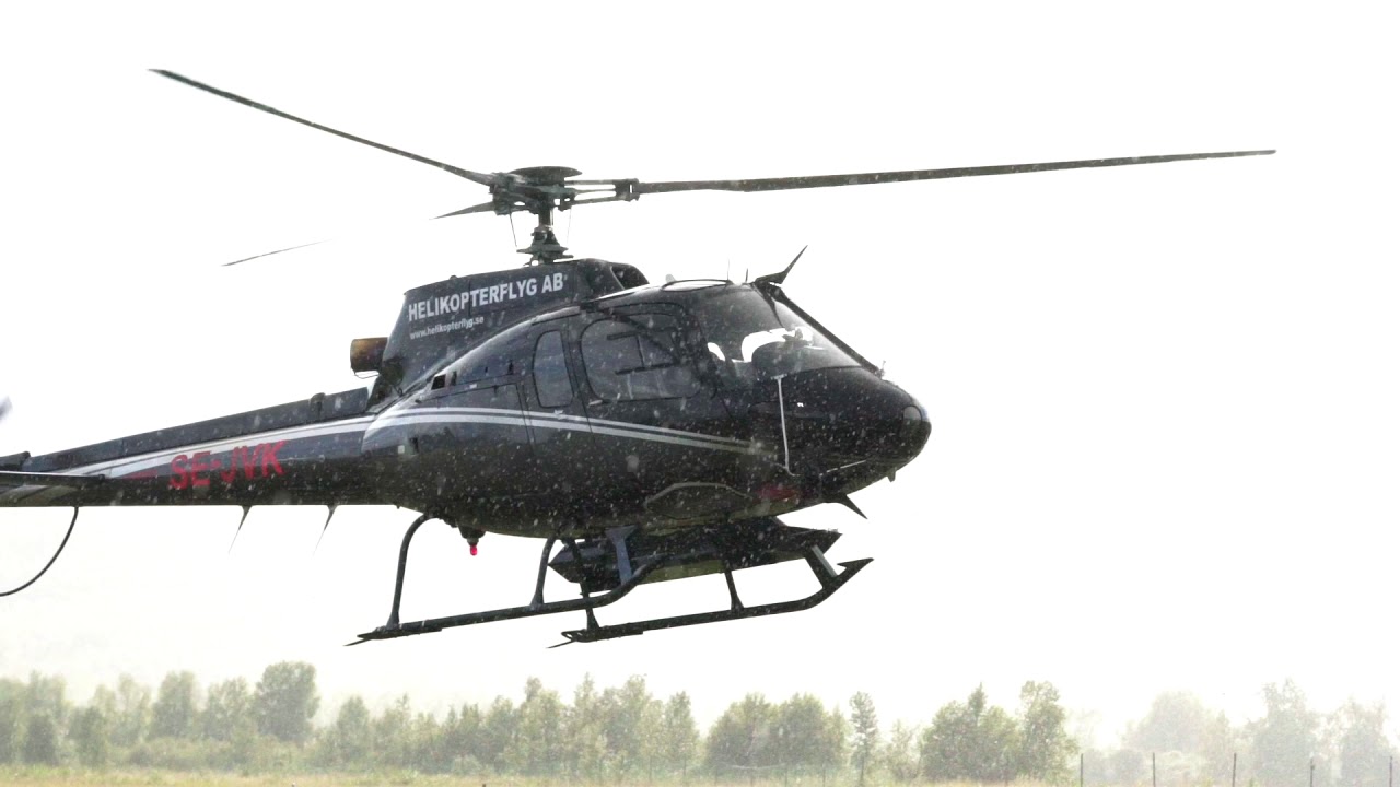 Helikopterflyg ab hemavan - YouTube