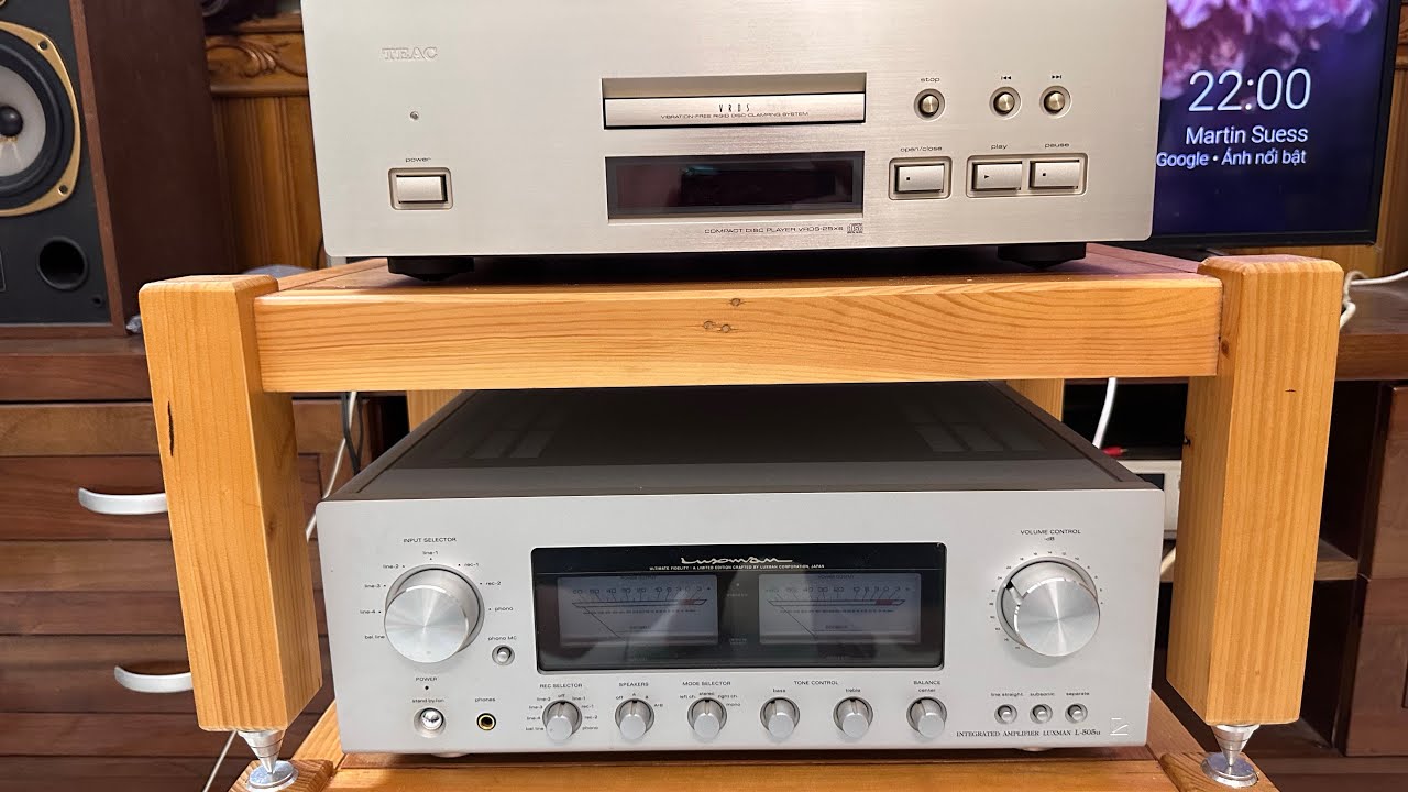 luxman 505u và TEAC 25xs - YouTube