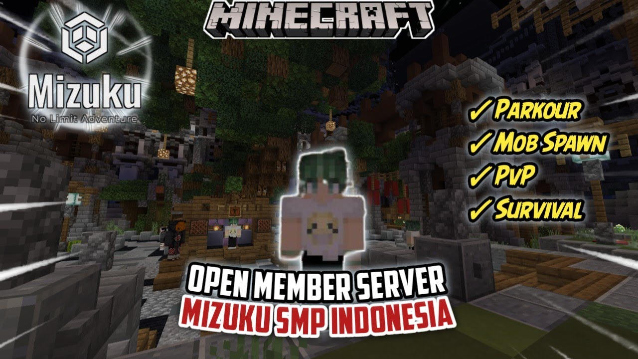 NEW SERVER MINECRAFT PE 1.21 SURVIVAL INDONESIA 2024 TERBARU - MINECRAFT PE SERVER INDONESIA ...