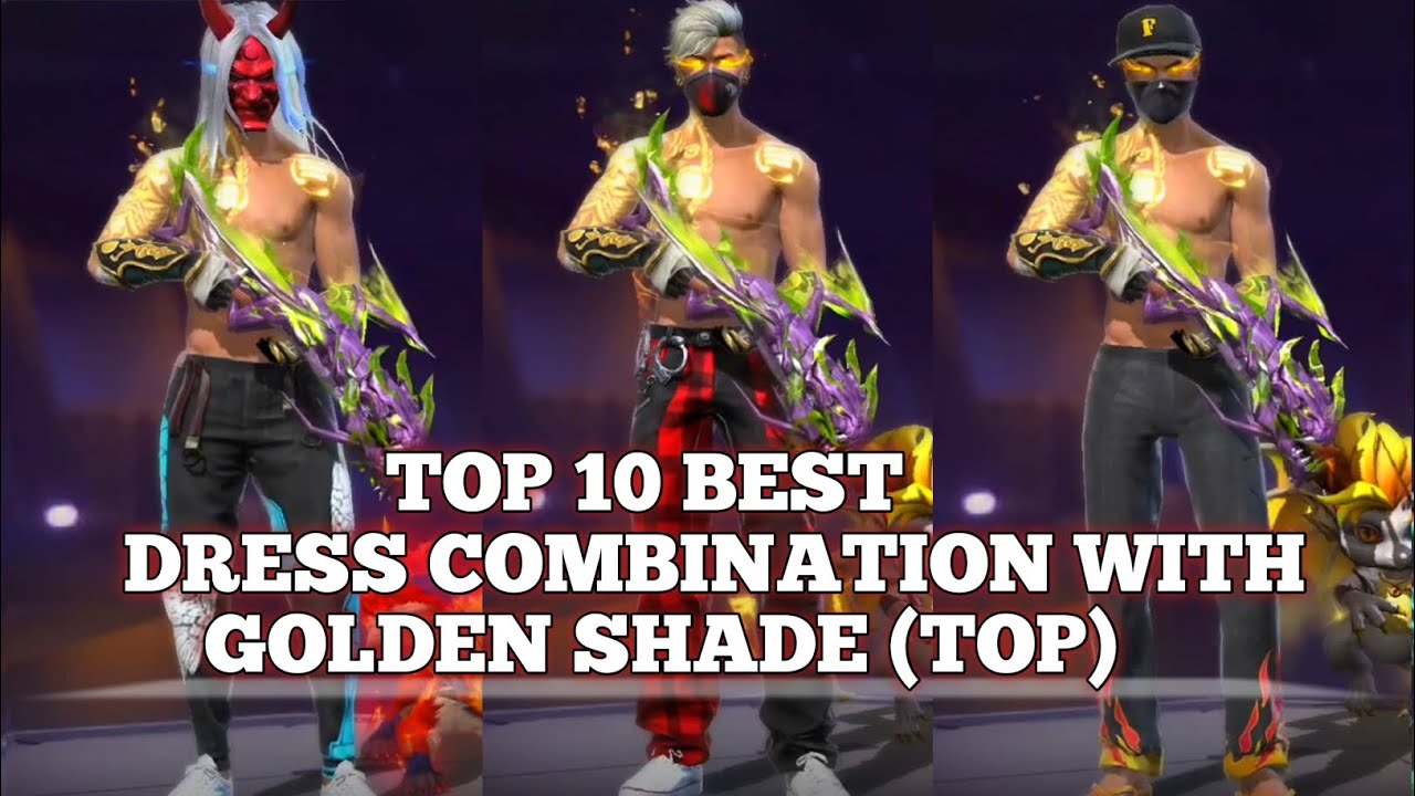 TOP 10 BEST DRESS COMBINATION WITH GOLDEN SHADE (TOP) 😀 - YouTube