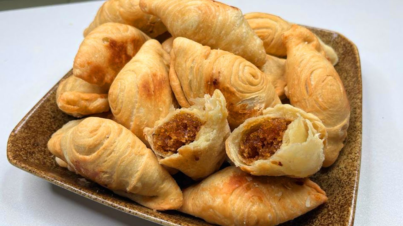 Homemade Coconut Puff Pastry | Fried Puff Pastry | Easy Recipe - YouTube