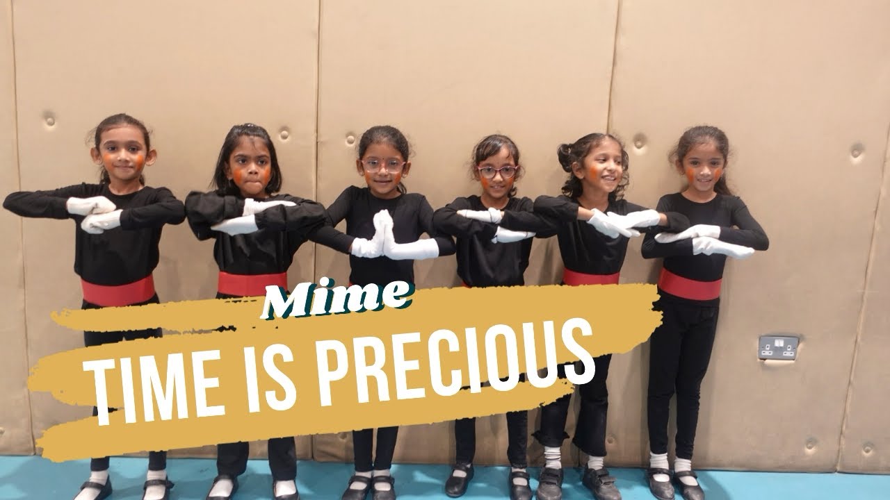 Mime | Time is Precious | School Assembly | Indian School Bousher - YouTube