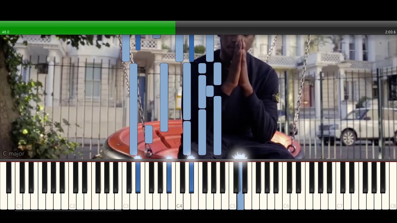 Dave - Picture Me (Piano Tutorial / Piano Instrumental) - YouTube