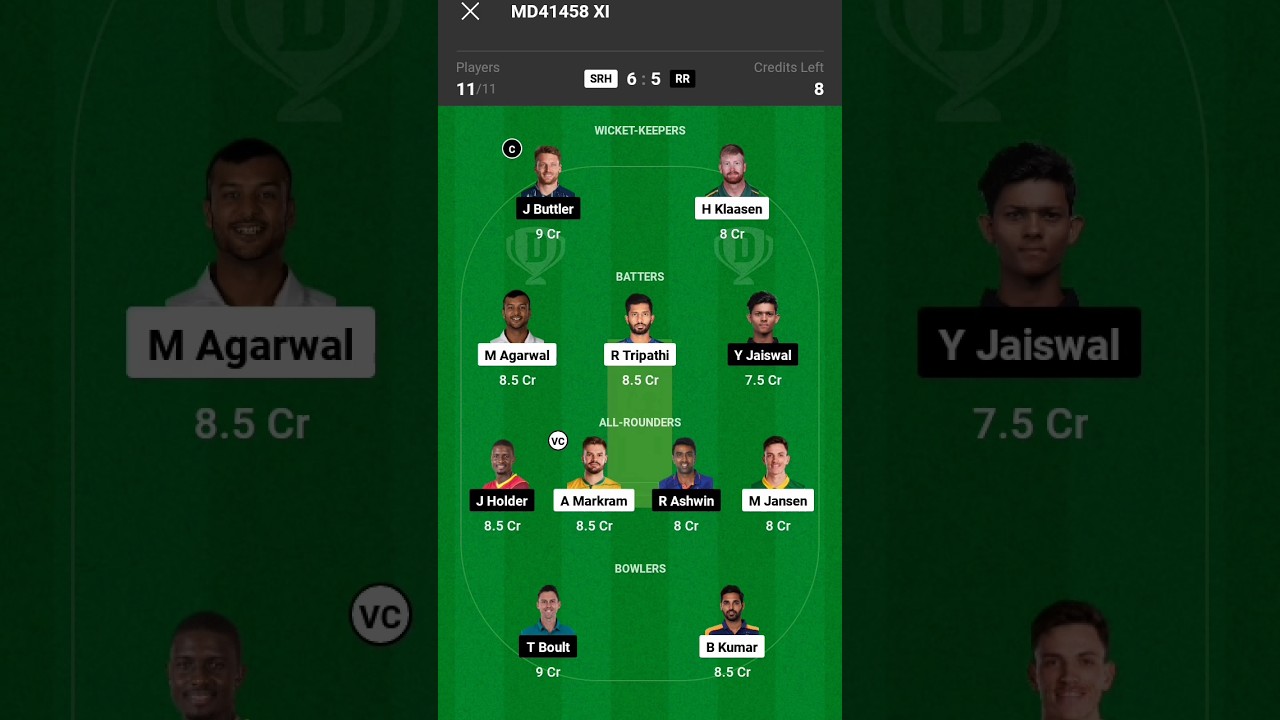 Rajasthan Hyderabad ka match ka video Hindi mein 11 team ka video short ...