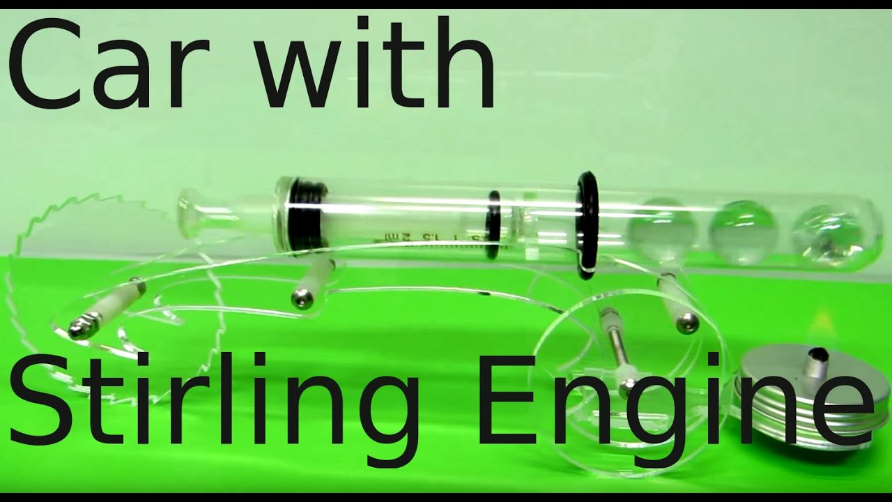 Car with Stirling Engine - YouTube